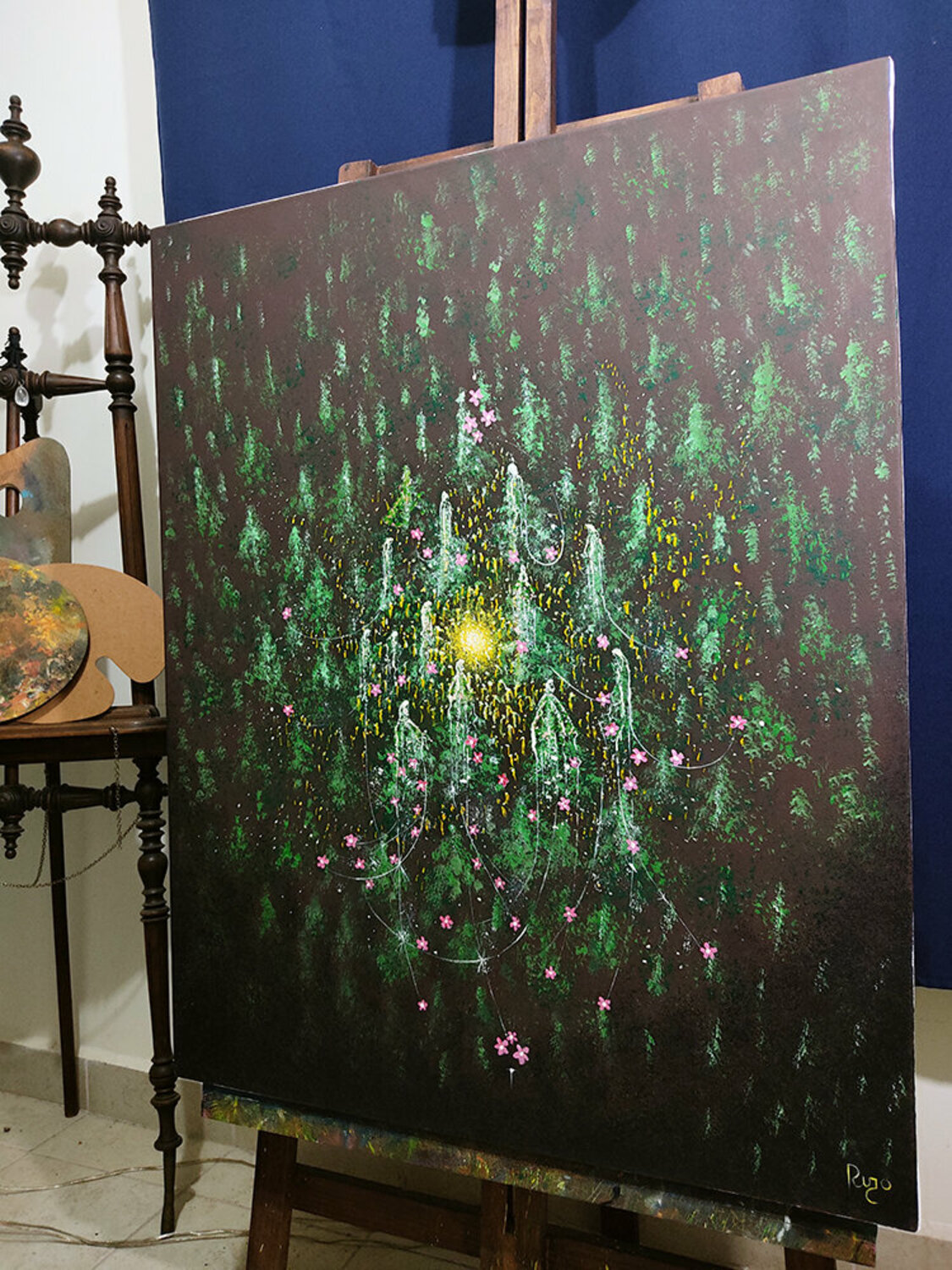 El Altar (Rigo-Art) by Rigoberto Castro (2019) : Painting Acrylic, Oil ...