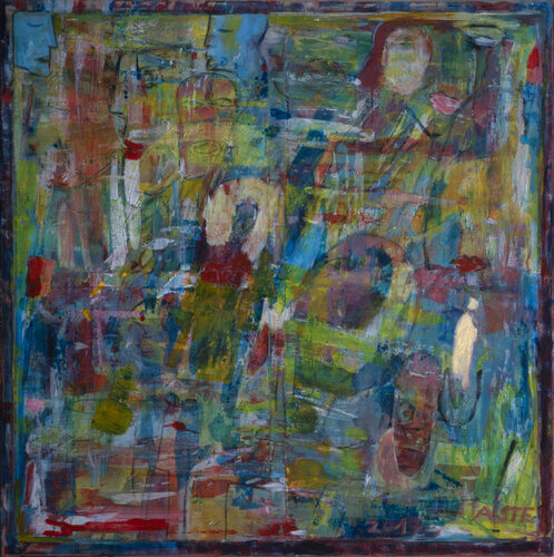 Urwald by Annette Streib-Ebert (2019) : Painting Oil, Oil Pastel on ...