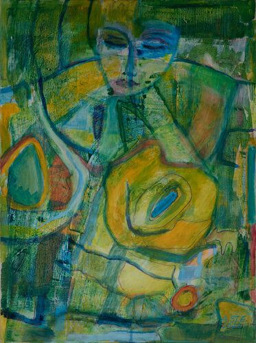 Mutter Erde by Annette Streib-Ebert (2023) : Painting Acrylic on Canvas ...