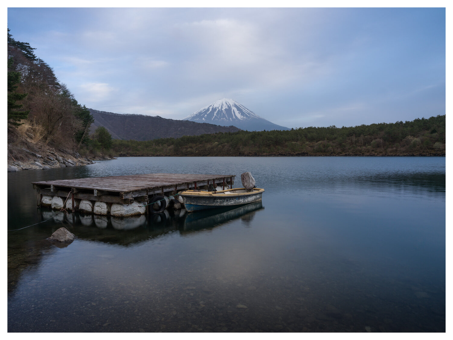 Weathered Boat On Lake Hakone, Japan by Yvonne Denman (2024 ...