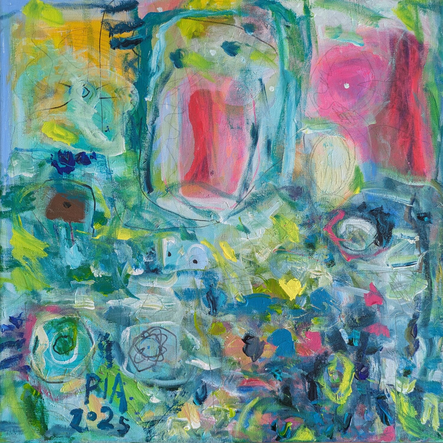 After Work de Pia Grambart (2025): Pintura Acrílico en Lienzo - Singulart