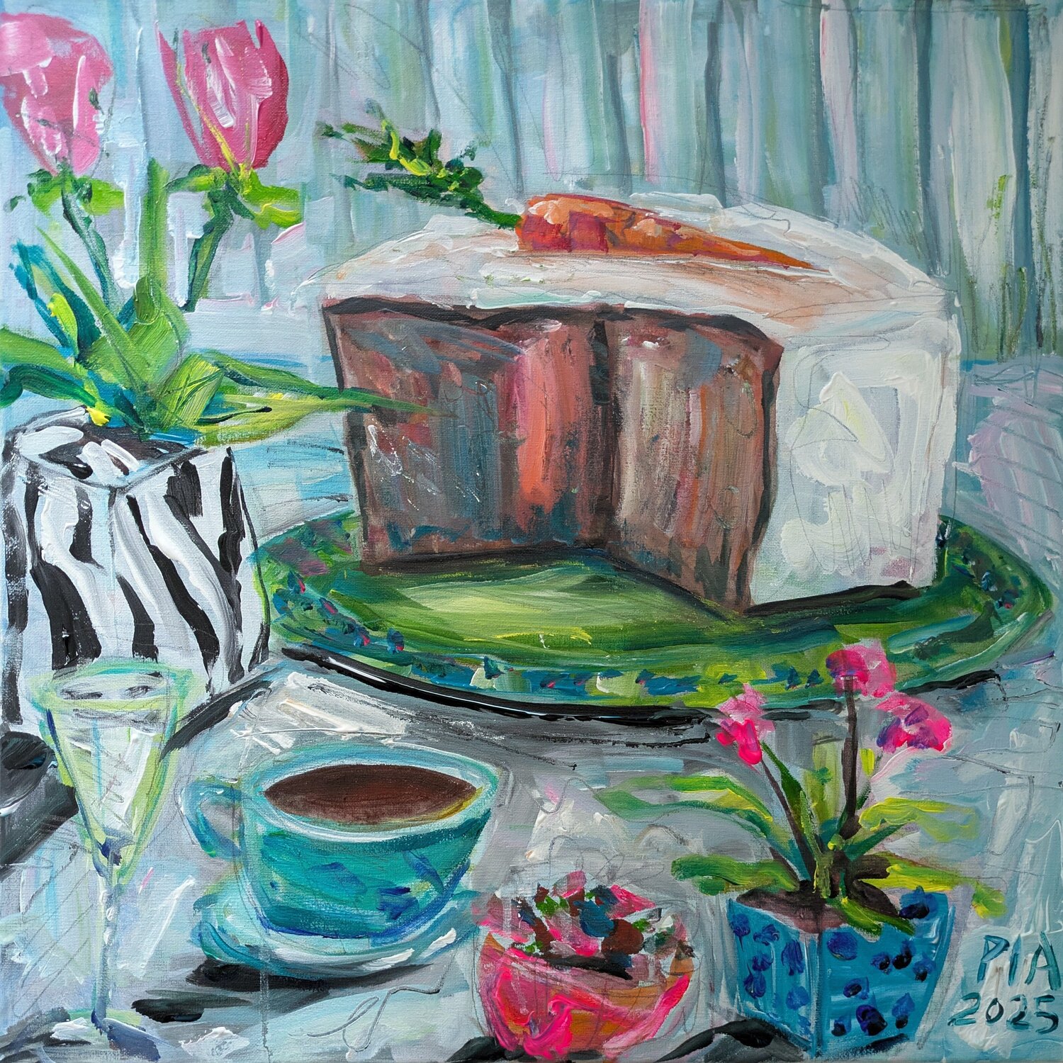 Extra Frosting For Me Please de Pia Grambart (2025): Pintura Acrílico ...