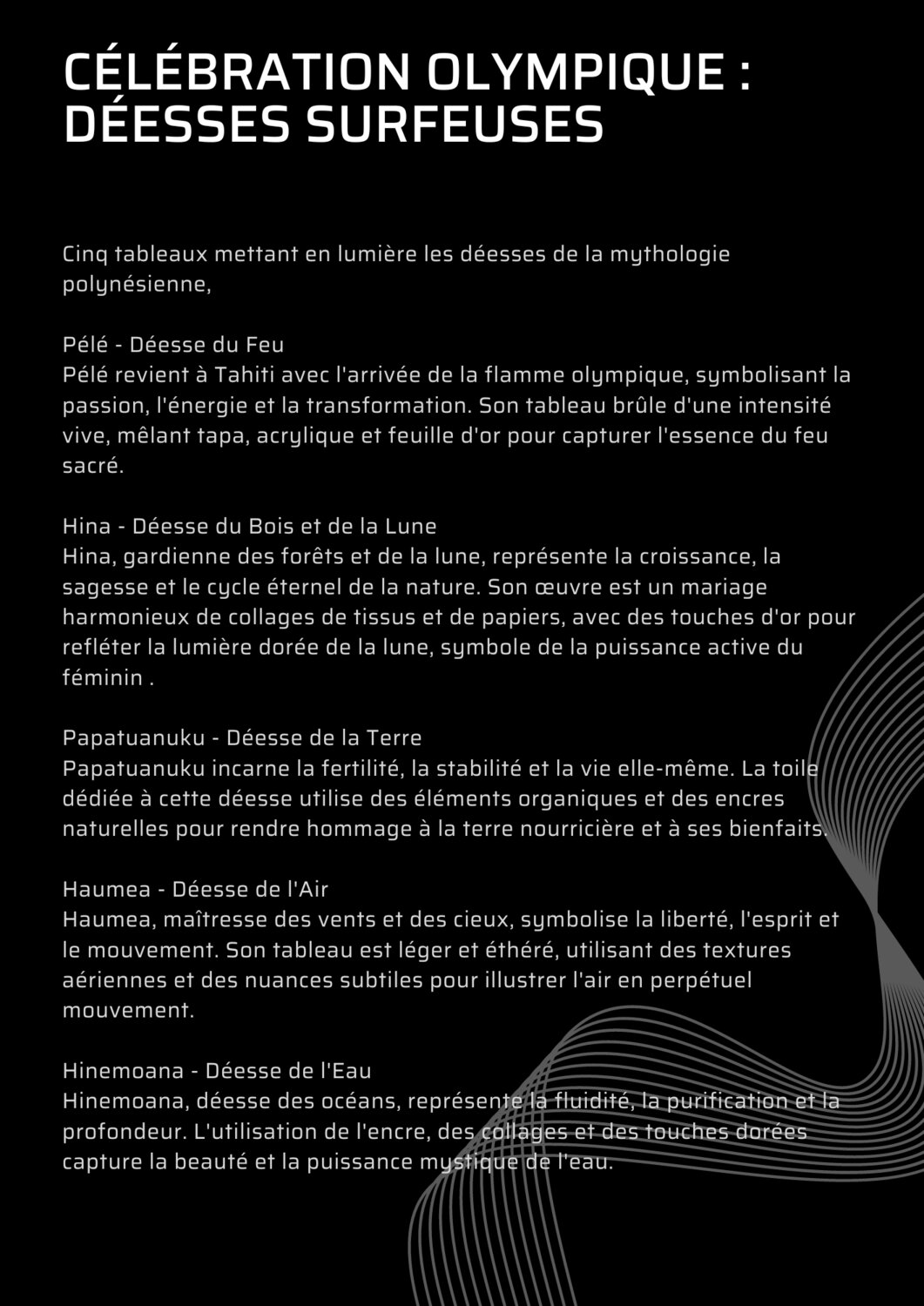 Jeux olympiques à Tahiti : Hinemoana déesse de l'Eau by Stéphanie ...