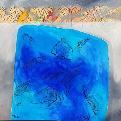 Object; Time phases-a journey by Tomasz Rut (N.D) : Painting Oil on ...