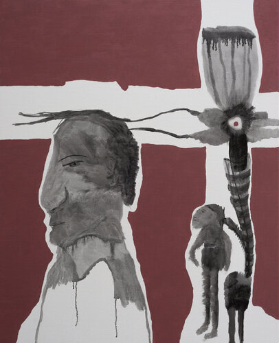 Plop by Joseph Lazaro (2024) : Painting Oil on Canvas - Singulart