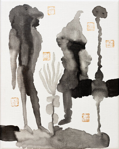 Plop by Joseph Lazaro (2024) : Painting Oil on Canvas - Singulart