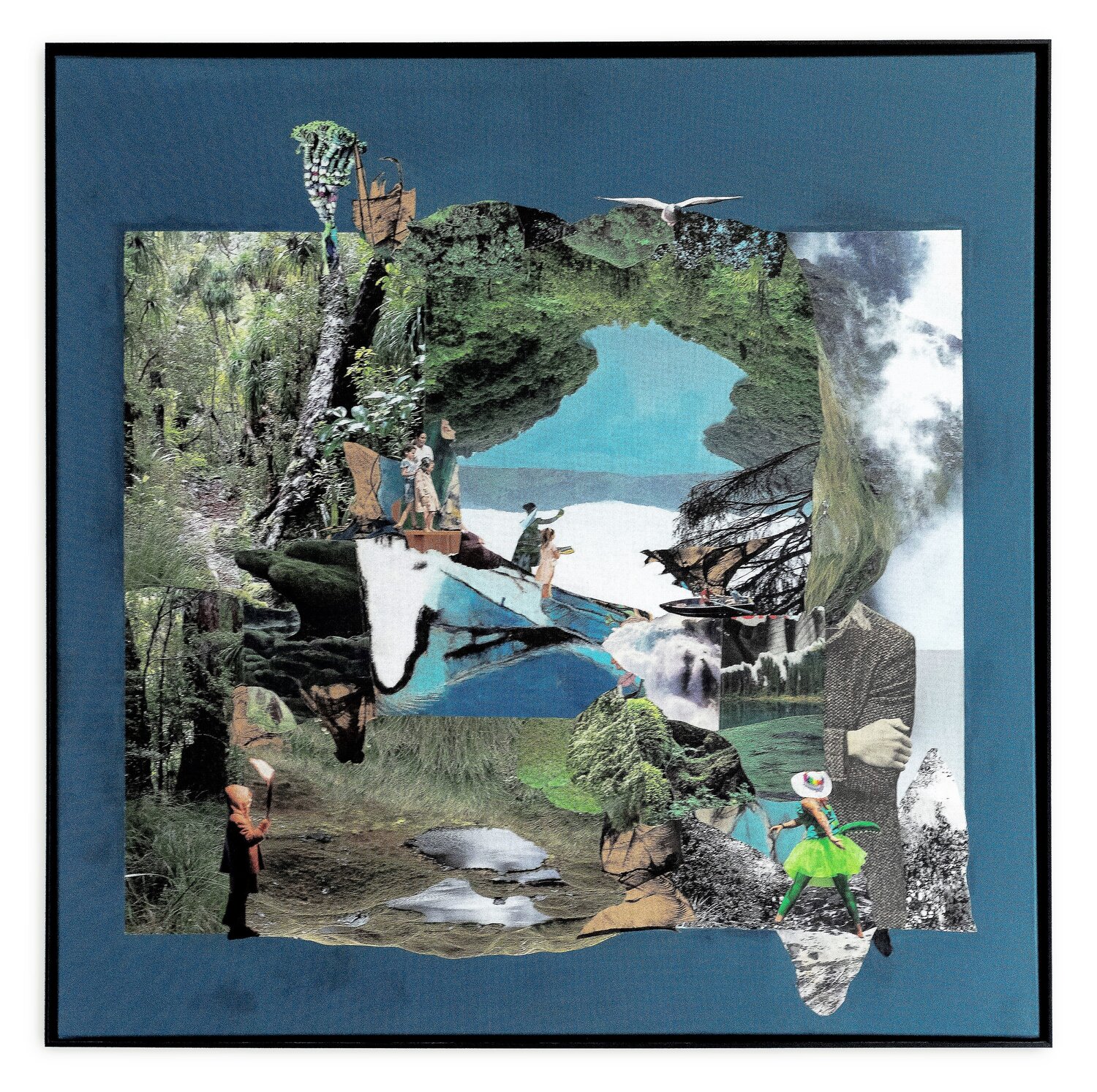 Where the grass is blue by Roswitha Müller (2021) : Other Media Acrylic ...