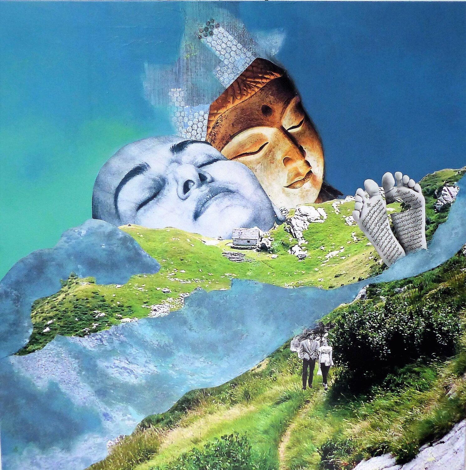 Calm is a power I by Roswitha Müller (2019) : Other Media Acrylic ...