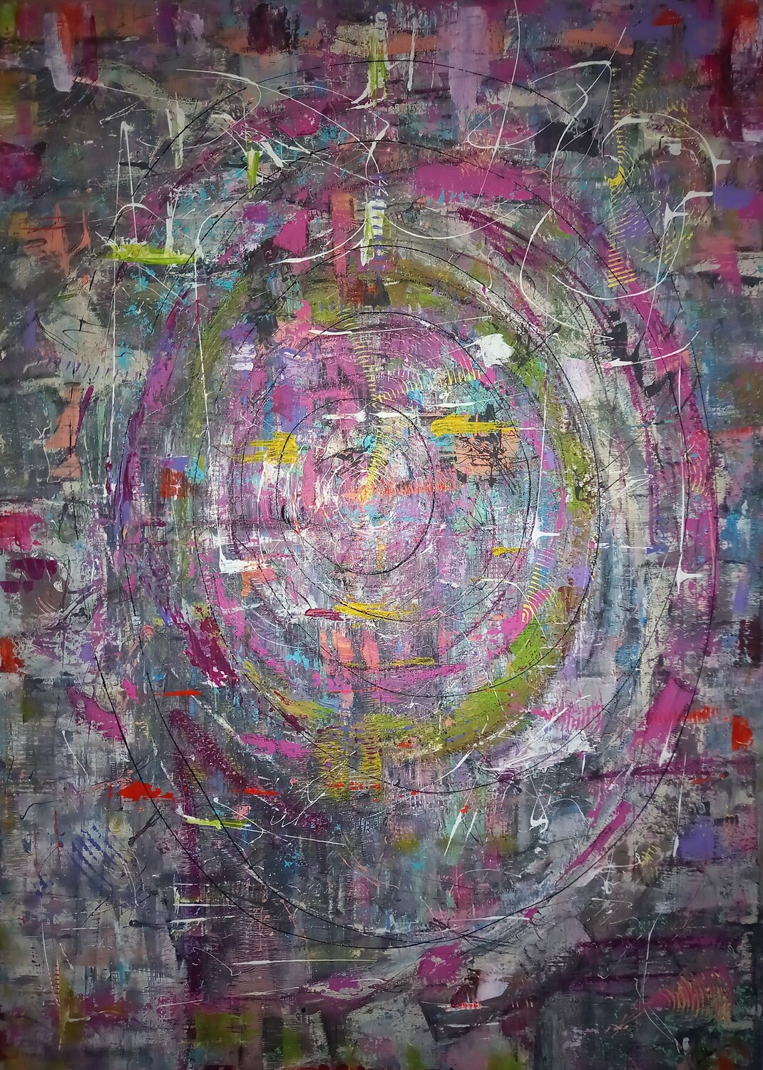 Oxitocina II by María Teresa Stack (2021) : Painting Acrylic on Canvas ...