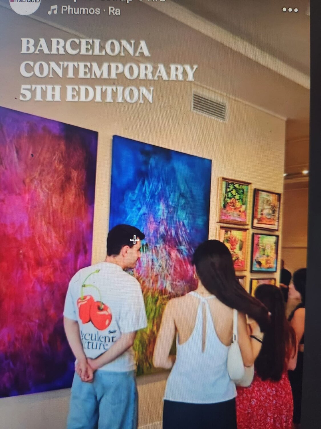 "42040 - The Code That Means Nothing" by Sonia J. (2025) : Painting Acrylic, Ink on Fabric ...