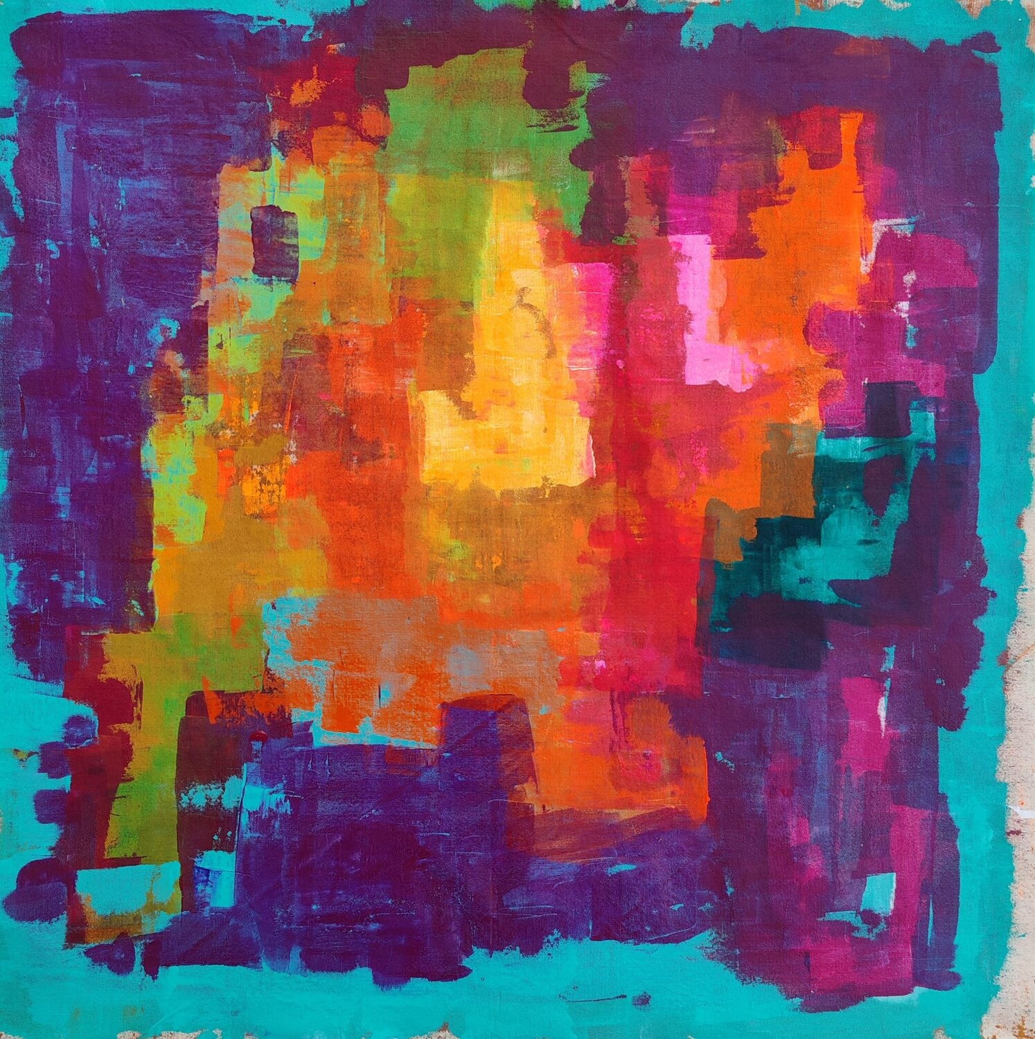 "Unscript" by Sonia J. (2024) : Painting Acrylic on Linen - Singulart