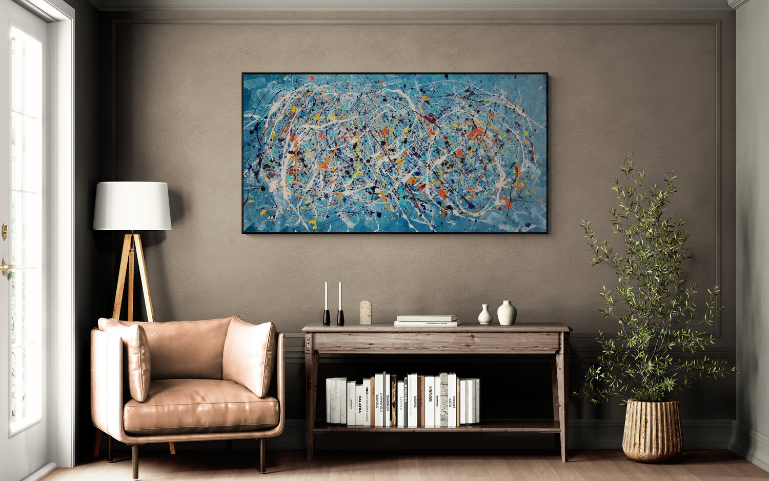 "Ordered Rebellion" - XXL - "Re-inventing Pollock Collection" by Sonia ...