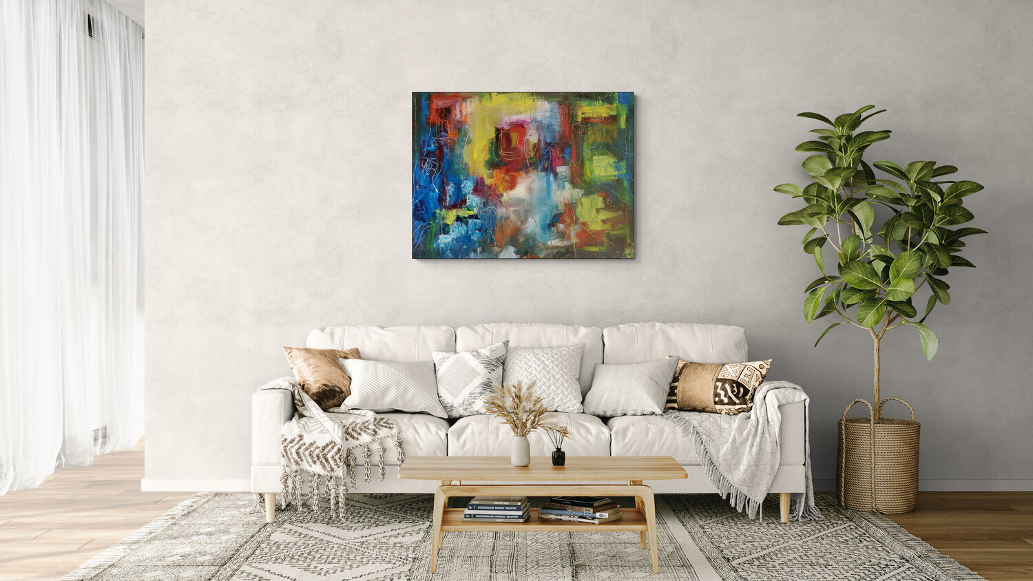"Pathways" by Sonia J. (2025) : Painting Acrylic, Sand on Canvas ...