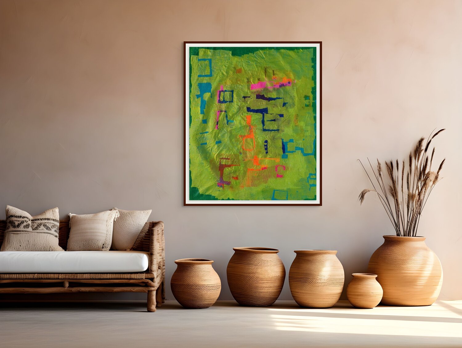 "UNCHARTERED" by Sonia J. (2025) : Painting Acrylic, Organic material ...