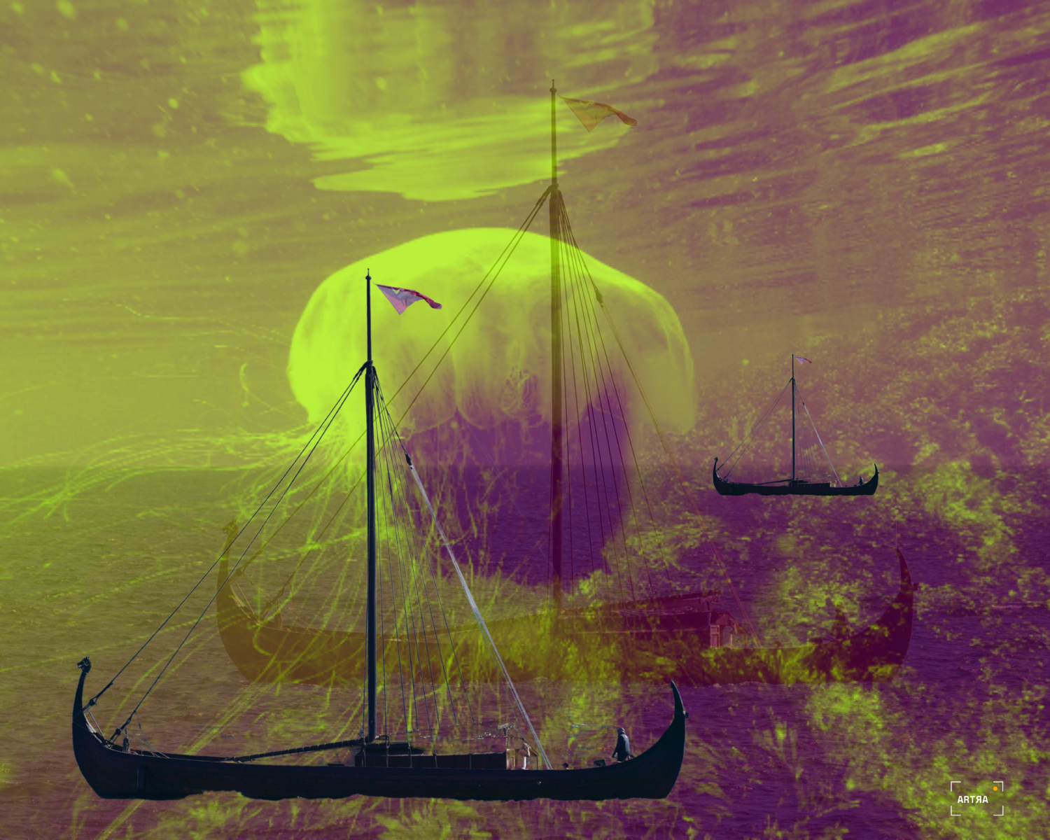 Nr. 24 "Luminous Current of Fate" - "Leuchtende Strömung des Schicksals" by Gabriele ...