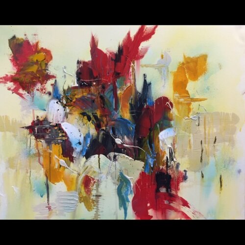 Red Wing by J Irish (2022) : Painting Oil on Canvas - Singulart