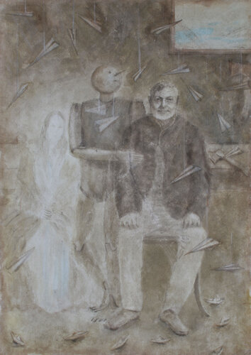 Dreamers de Aleksandr Tkachenko (2024): Obra en papel Acuarela en Papel - Singulart