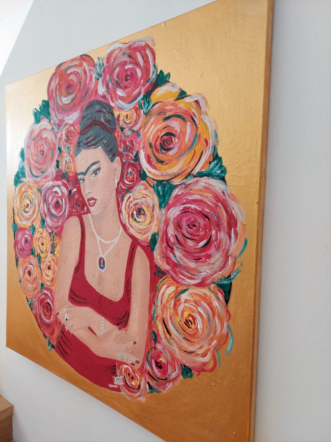 Flair a la frida de Ursula Haider-Seggl (2024) : Peinture Acrylique sur ...