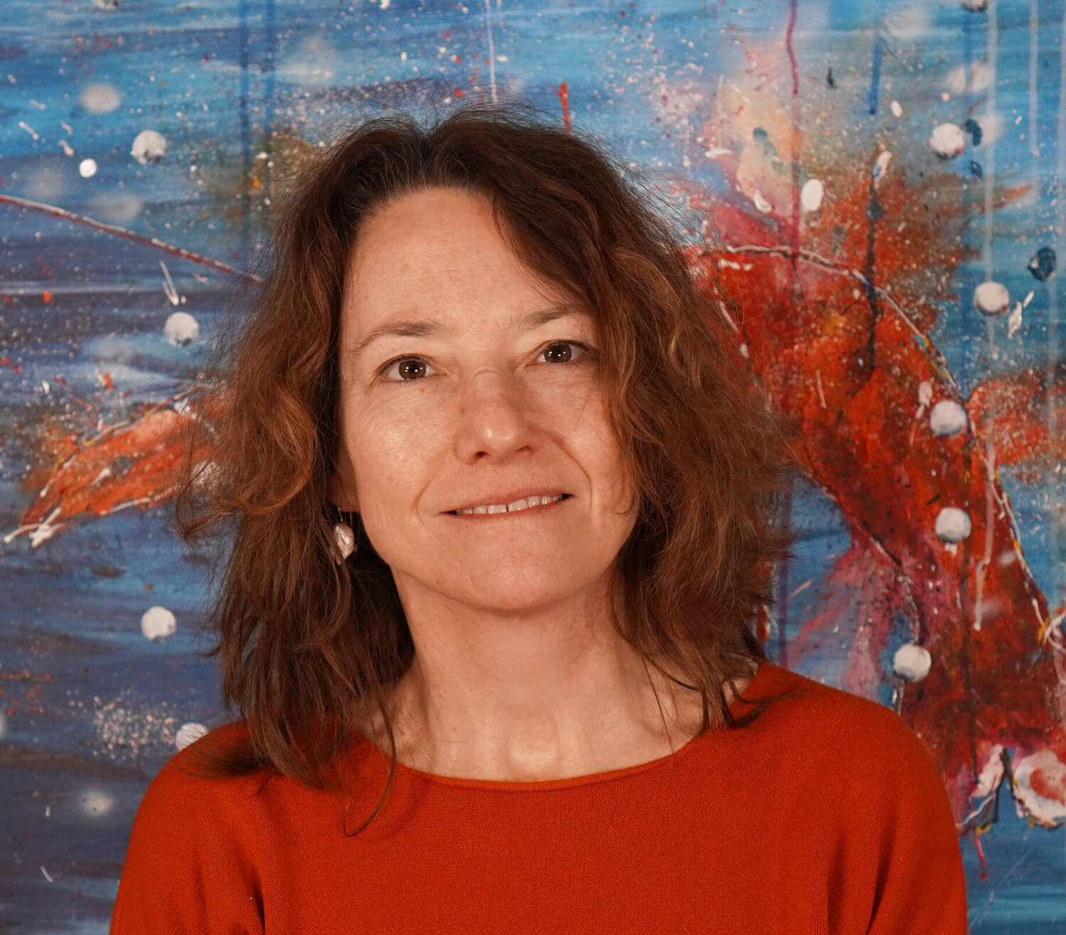 Floating Lobster by Dominique Lenoir (2026) : Painting Acrylic on ...