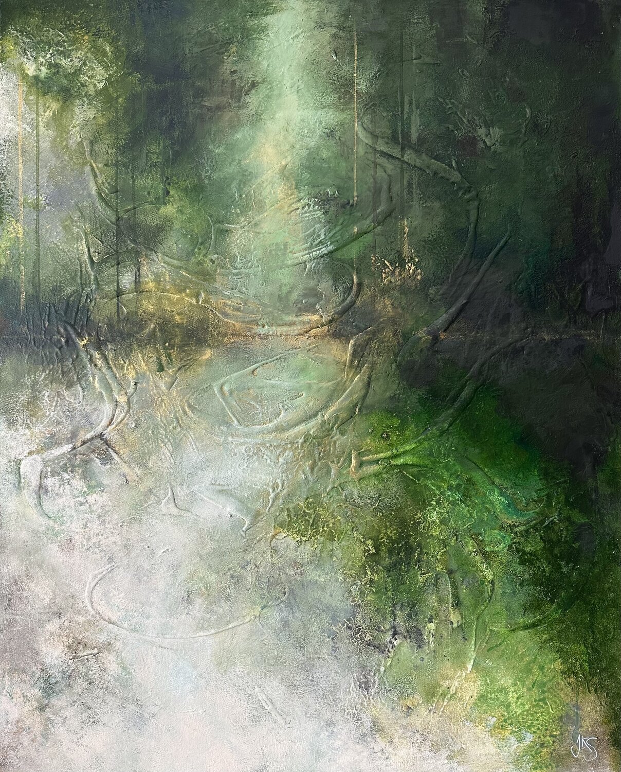 The Stars Remembered You de Jenna Silander (2025): Pintura Acrílico en ...