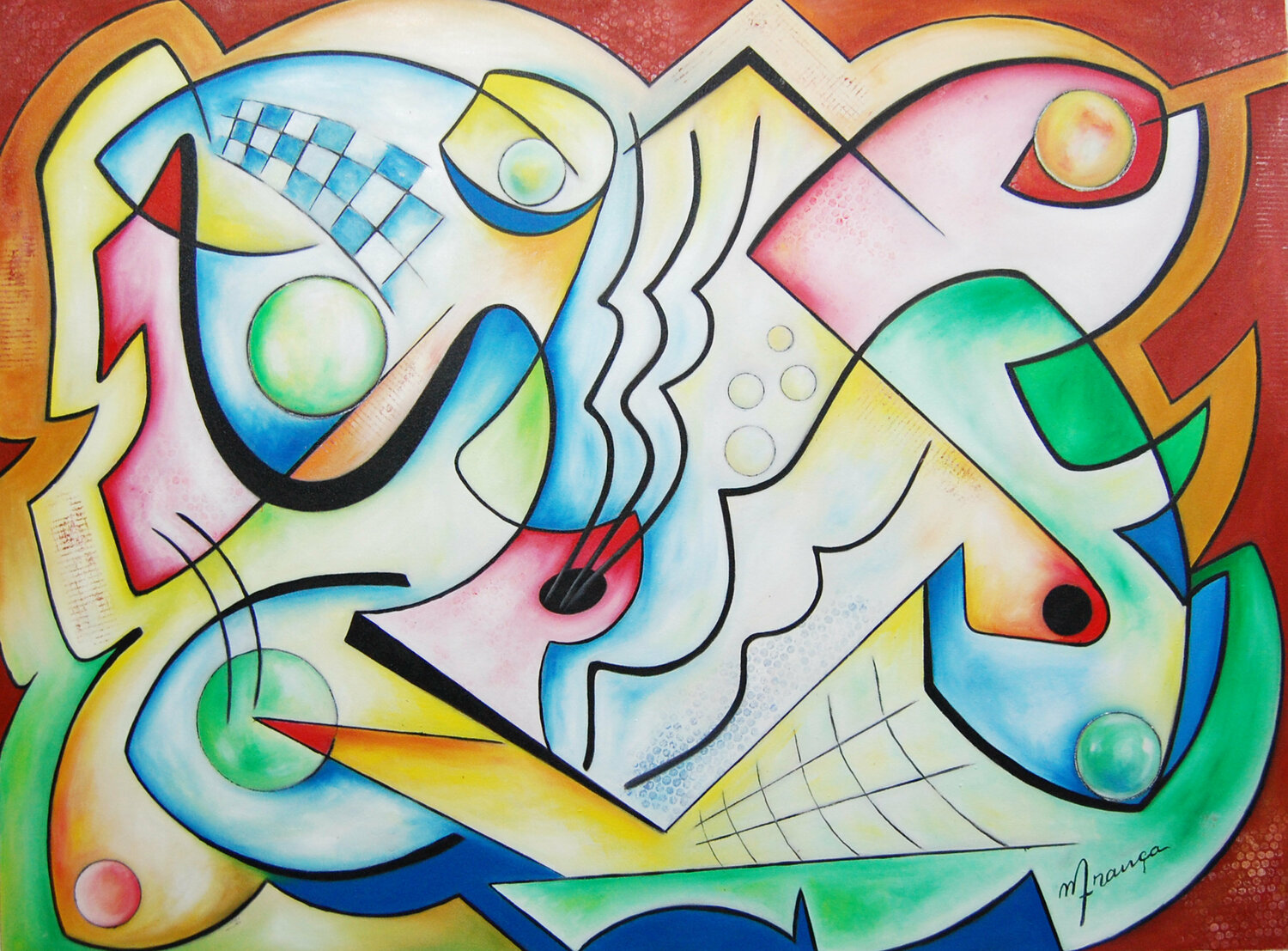 Bright Adventure by Marcio Moreira (2021) : Painting Oil on Canvas ...