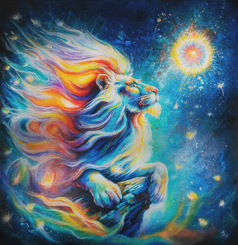 Sternensamen by Julie Boehm (2024) : Painting Acrylic on Canvas - Singulart