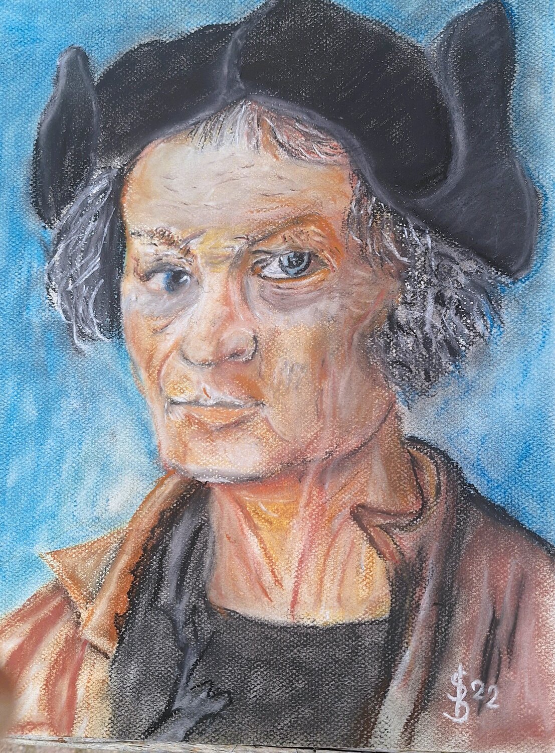 Albrecht Dürer der Ältere Portrait von Albrecht Dürer Replik de Bernd ...
