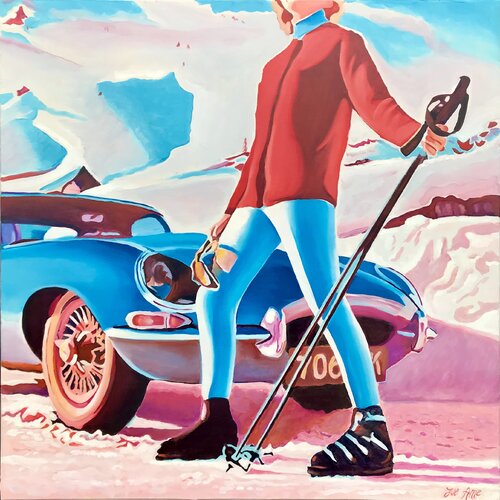 Fan des sixties... by Joe AME (2019) : Painting Oil on Linen - Singulart