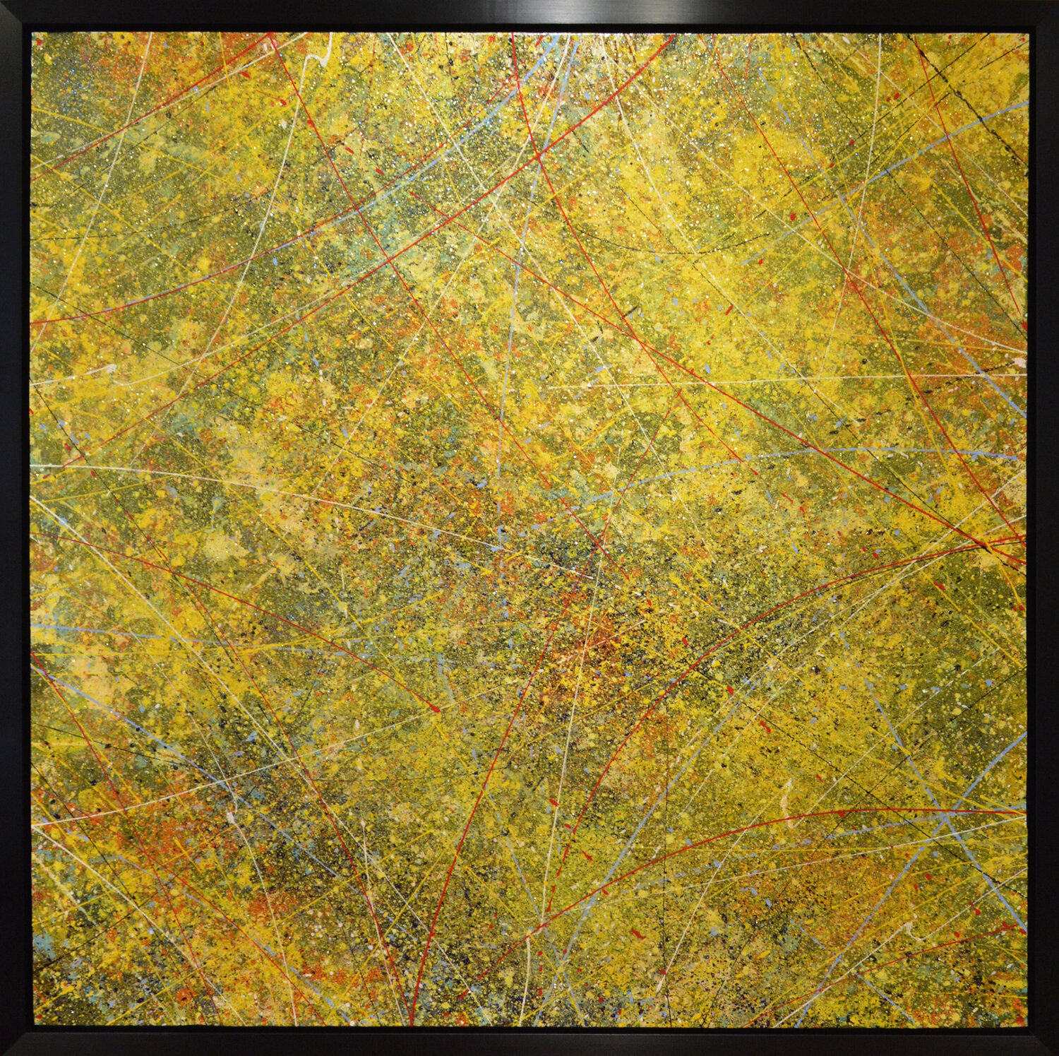 Universal Energy 2 by Peter Hart (2025) : Painting Acrylic, Pigments on ...