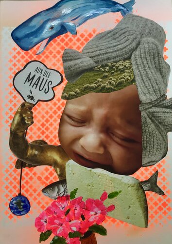 aus die Maus by Susanna Gyalokay (2022) : Work on Paper Acrylic ...