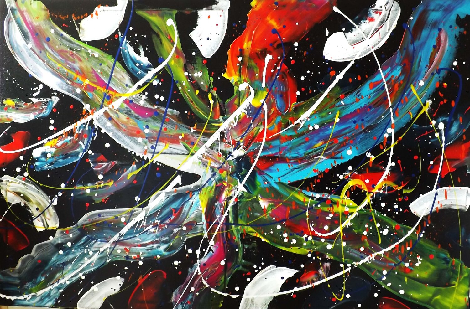 Energy Unleashed de jim ewing (2025): Pintura Acrílico en Lienzo - Singulart