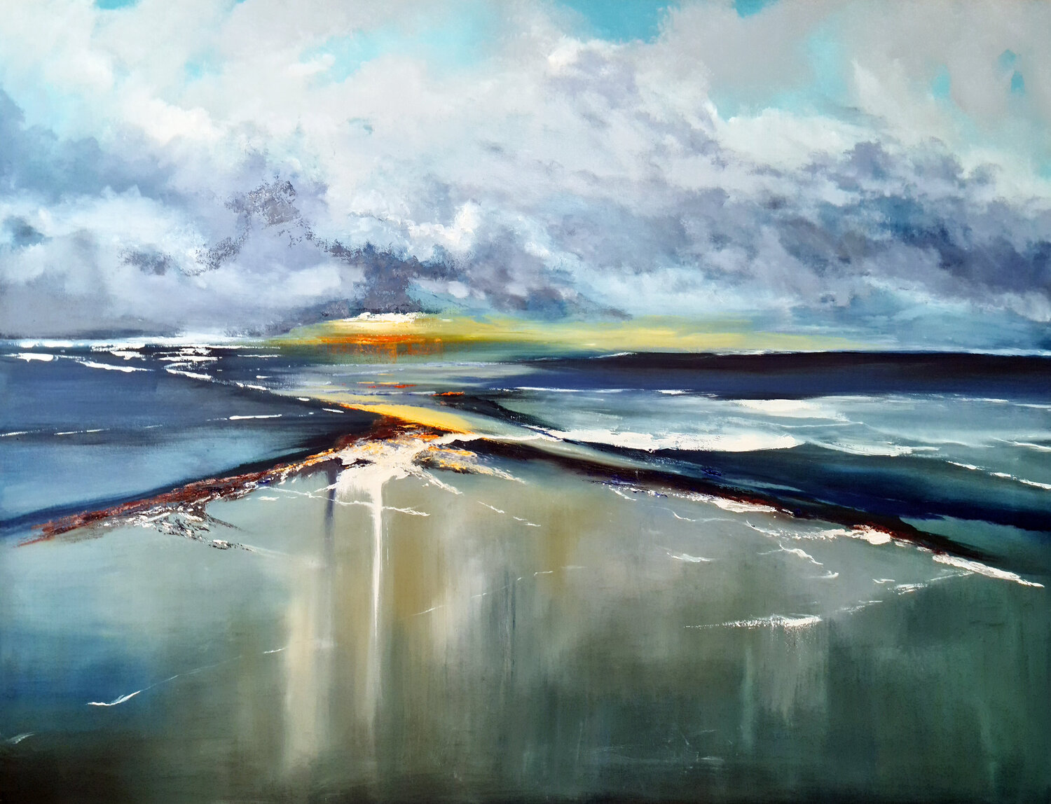 HEAVEN CAN WAIT by Elizabeth Williams (2022) : Painting Oil on Canvas ...