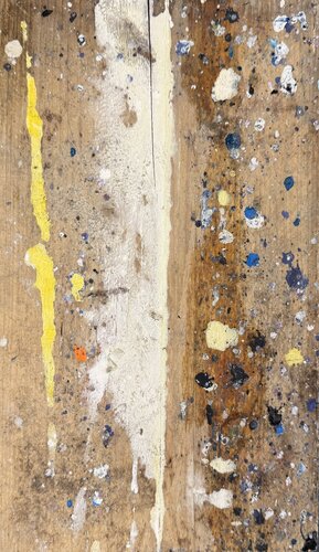 SOUS L'OURAGAN de Marc Feld (2025) : Peinture Huile sur Bois - Singulart