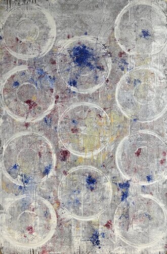 CHRONOS de Marc Feld (2025) : Peinture Huile sur Carton - Singulart