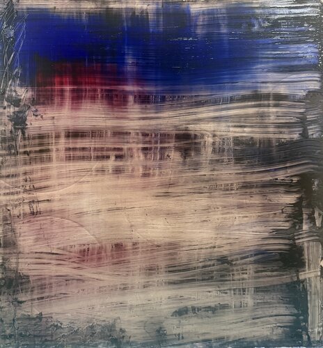 PRESQUE LE SOUFFLE by Marc Feld (2023) : Painting Oil, Gouache on ...