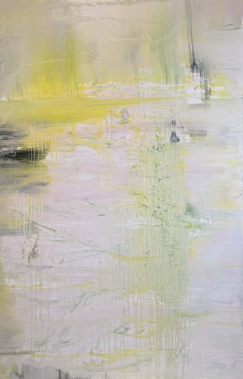 TRAME DU SECRET von Marc Feld (2025): Malerei Öl auf Leinwand - Singulart