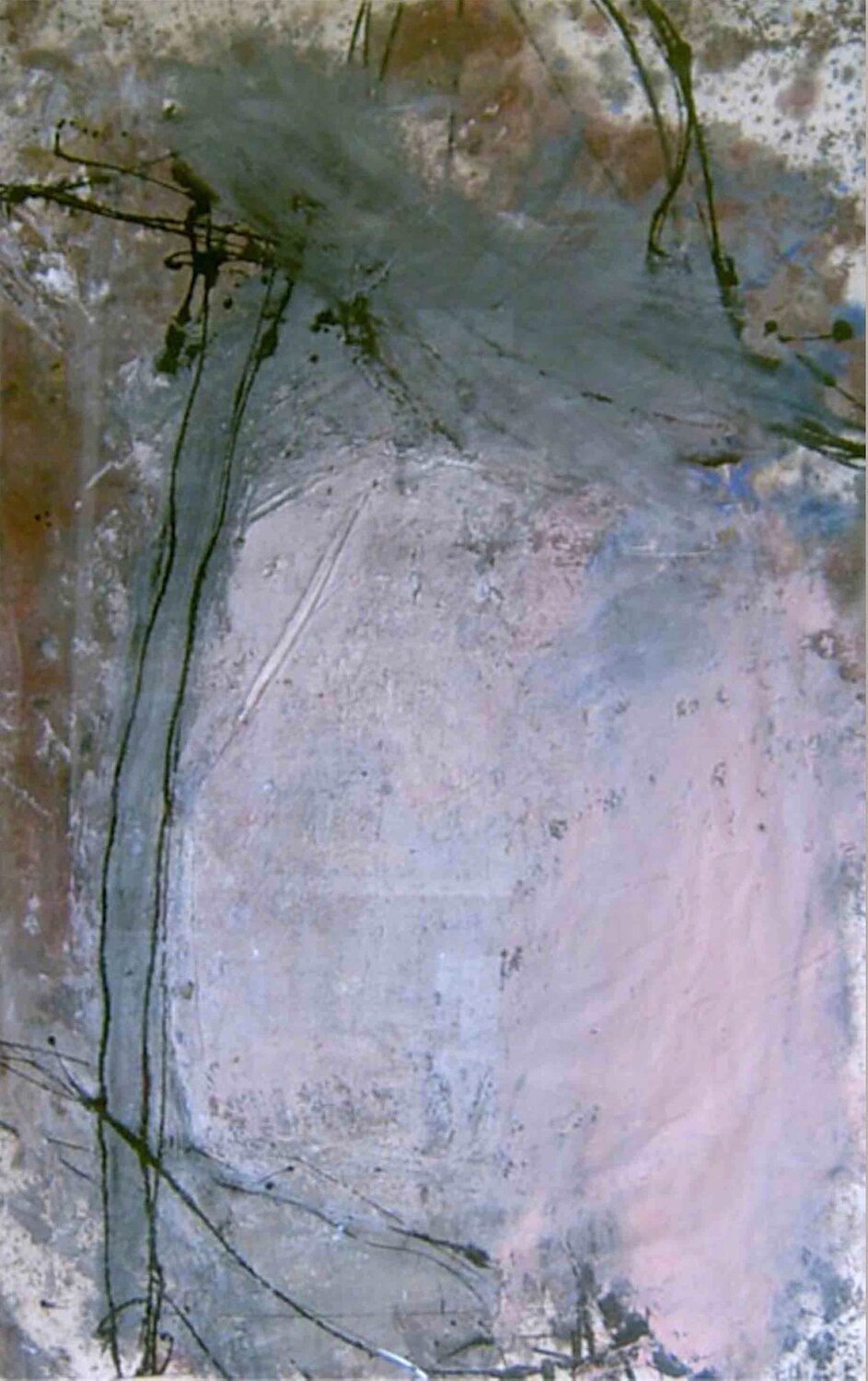 LA CHAIR ET L'ESPRIT de Marc Feld (1998): Pintura Óleo en Papel - Singulart