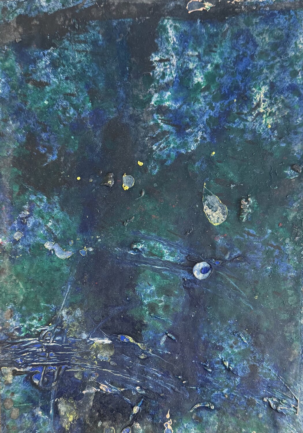 BALISTIQUE 1 de Marc Feld (2020): Pintura Óleo en Papel - Singulart