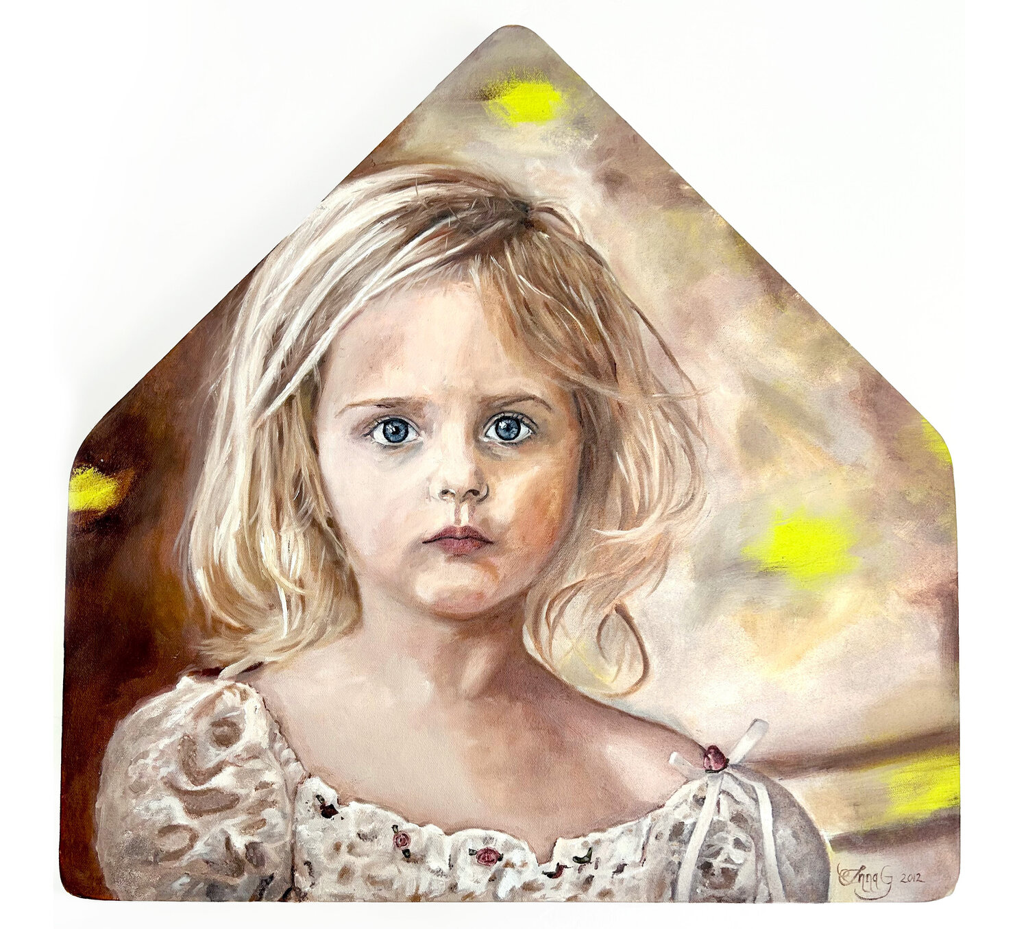 A Child’s True Hunger de Inna Grishchuk (2012): Pintura Óleo, Algodón ...