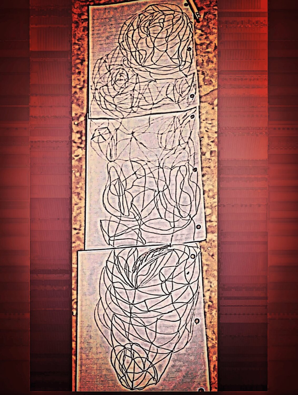 3 stages of a portrait as a canal by TAHA Mohamed BENNIS (2025) : Work ...