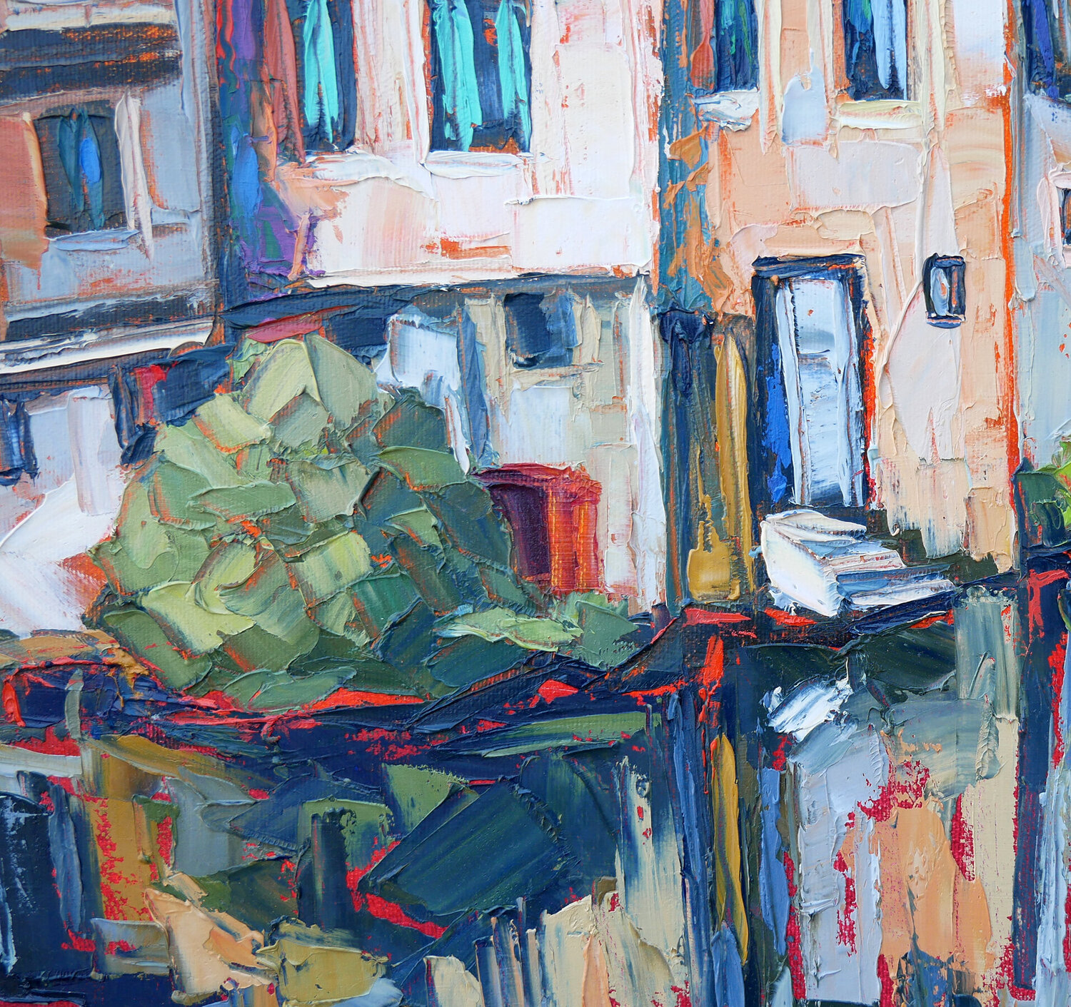 Bridge von Elizabeth Elkin (2014): Malerei Öl auf Leinwand - Singulart