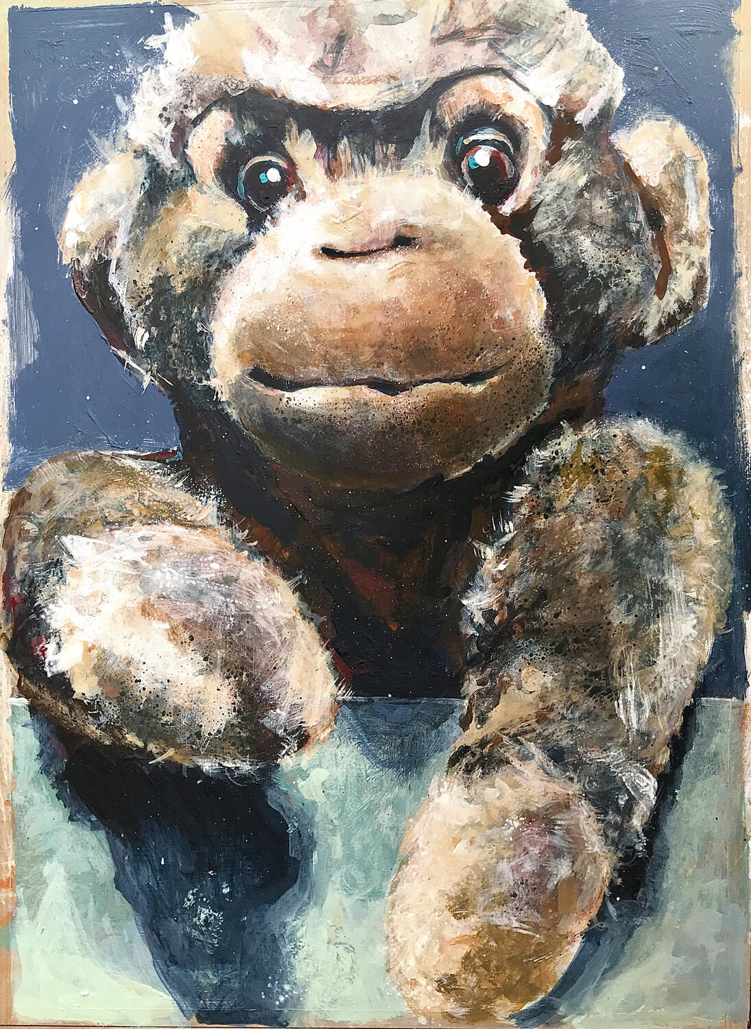 Affe No. 1 "Start" by Michael Rehr-Hoffmann (2025) : Painting Acrylic ...