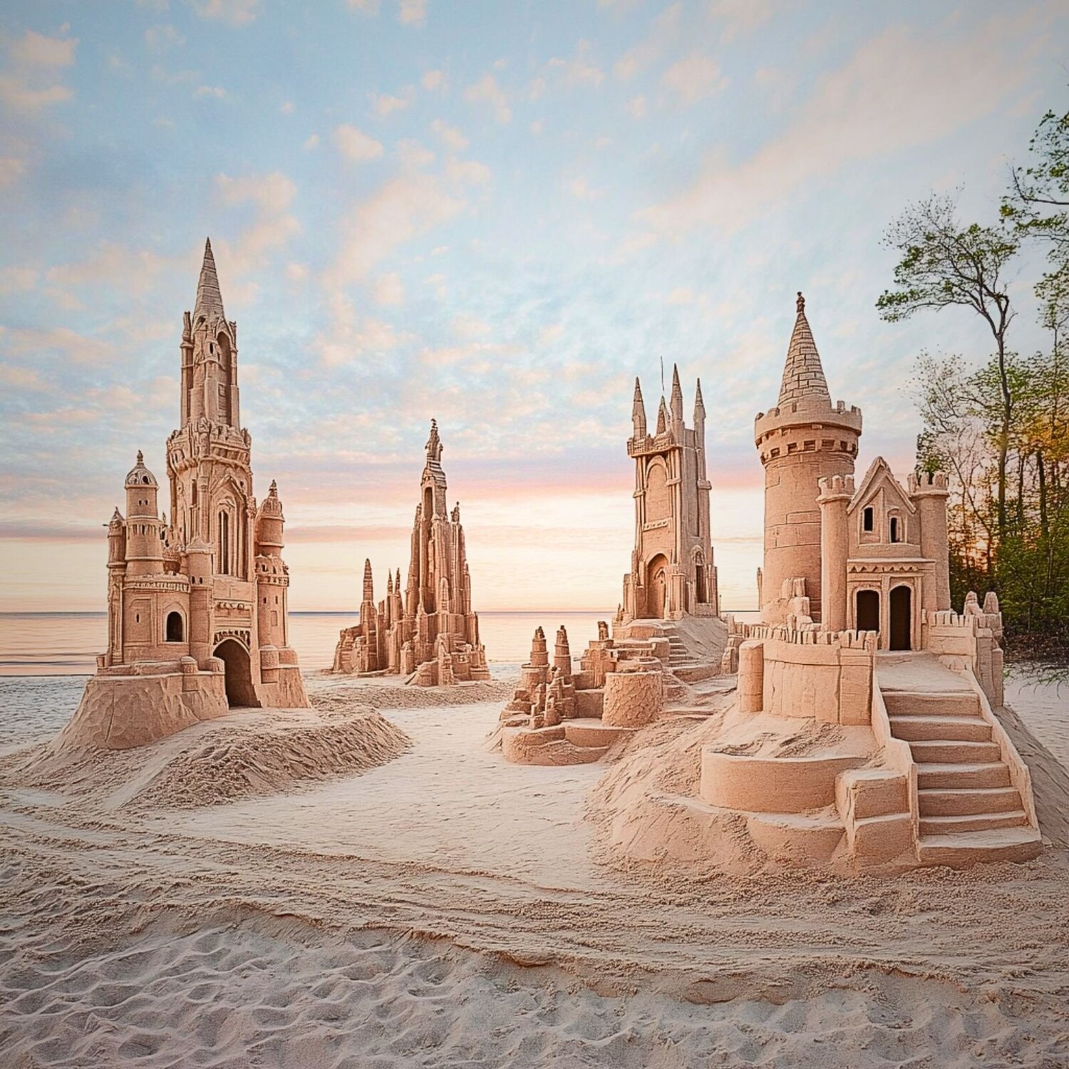 Castle Dreams by the Shore by Deliria Wilson (2023) : Digital Digital ...