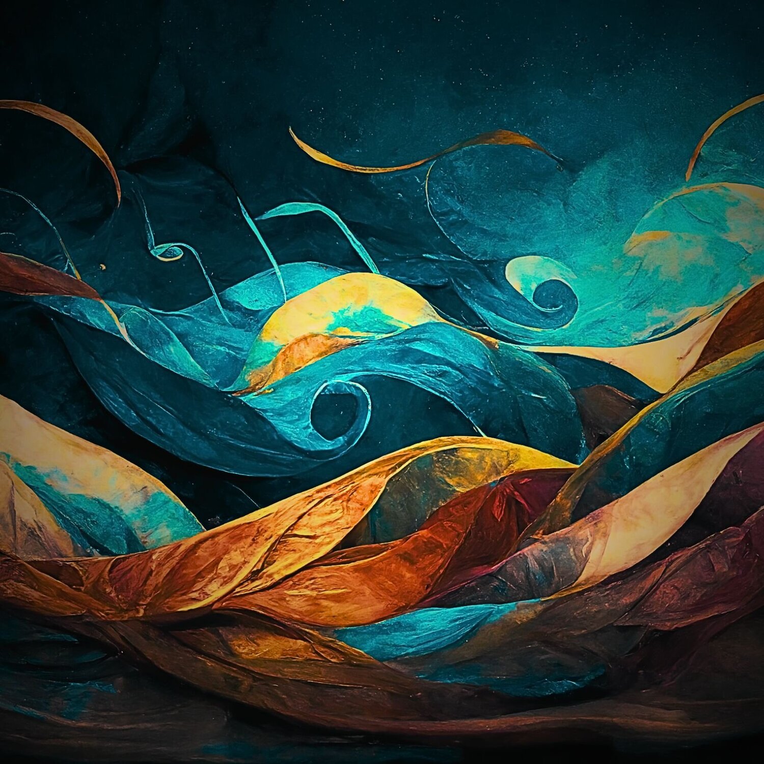 Enveloped by Waves of Vivacious Color by Deliria Wilson (2025 ...