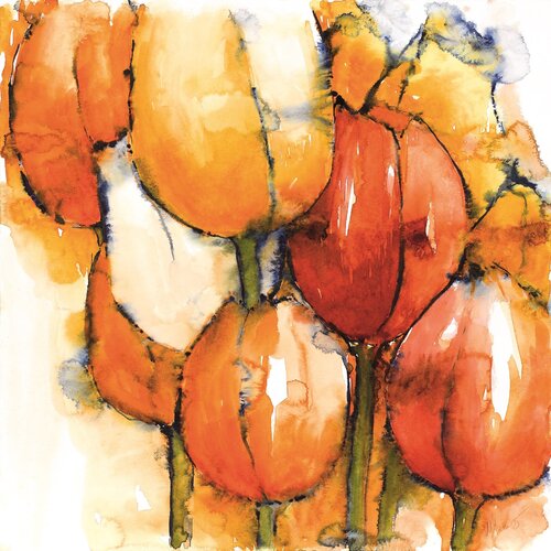 Tulpen by Michaela Petra Sturm (2005) : Painting Watercolor on Paper ...