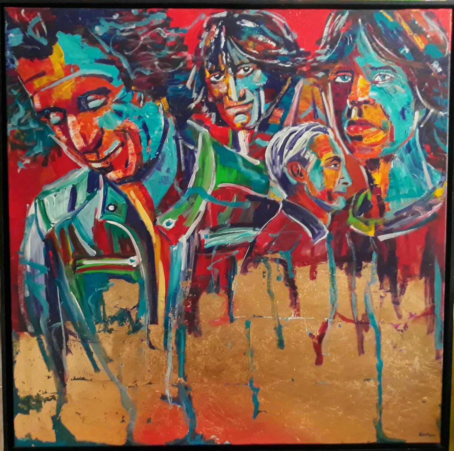 The Rolling Stones by Michaela Petra Sturm (2006) : Painting Acrylic ...