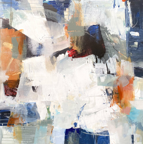 Eagle Angles by Donna Weathers (2022) : Painting Acrylic, Ink on Canvas ...