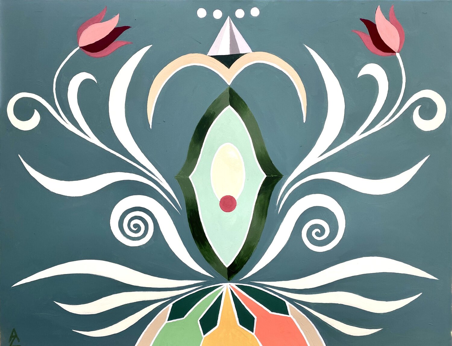 Der Korb de Anette Zeltner (2024): Pintura Acrílico en Lienzo - Singulart