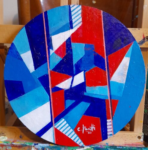 TONDO de cesare pacitti (2025): Pintura Acrílico en Lienzo - Singulart