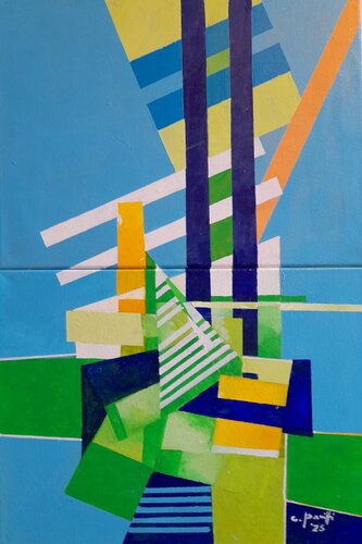 PERCORSI PARALLELI de cesare pacitti (2025): Pintura Acrílico en Lienzo ...